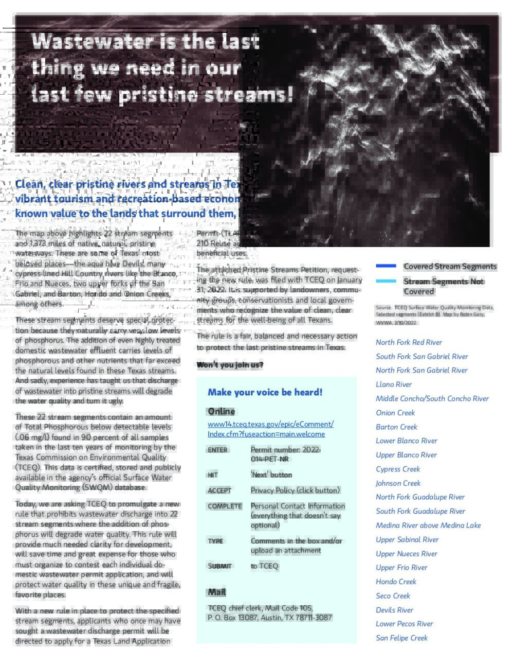 Corporate M&A Shareholder John Ransom Assists in "Protect Our Blanco ...